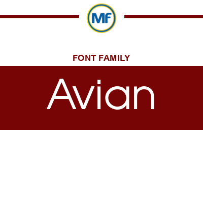 Download Avian Fonts | MaisFontes