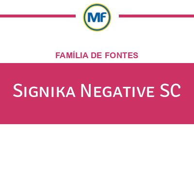 Baixar Fontes Signika Negative SC (Google Fonts) | MaisFontes