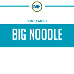 Big Noodle Titling: Free Font Download | MaisFontes