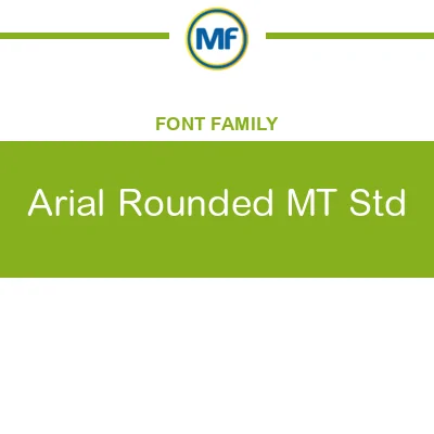 Arial Rounded MT Std Font Family: Download Free | MaisFontes