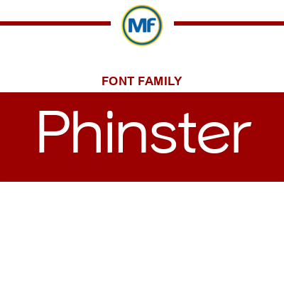 Phinster Font Family: Free Download | MaisFontes