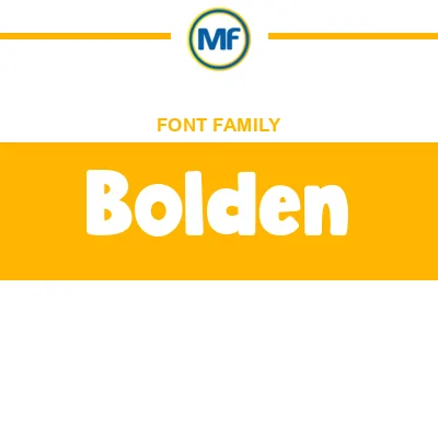 Download Bolden Fonts | MaisFontes