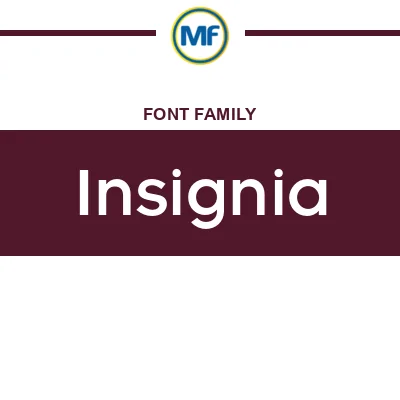Download Insignia Fonts | MaisFontes