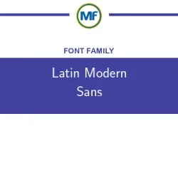 Latin Modern Sans 10 Regular: Free Font Download | MaisFontes