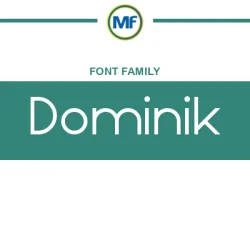 Dominik: Free Font Download | MaisFontes