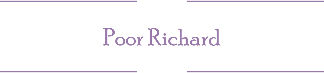 Poor Richard: Free Font Download | MaisFontes
