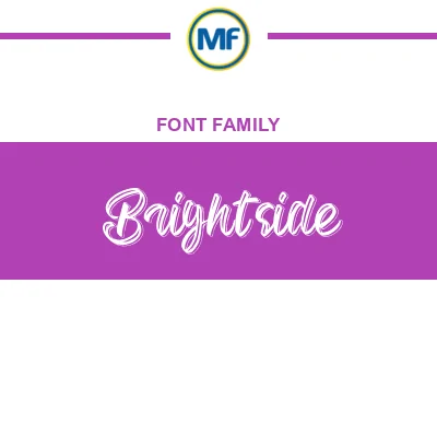 Download Brightside Fonts | MaisFontes
