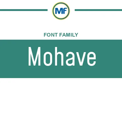 Download Mohave Fonts (Google Fonts) | MaisFontes