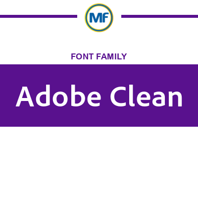Adobe Clean Font Family: Download Free | MaisFontes