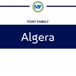 Algera Regular Font: Free Download | MaisFontes