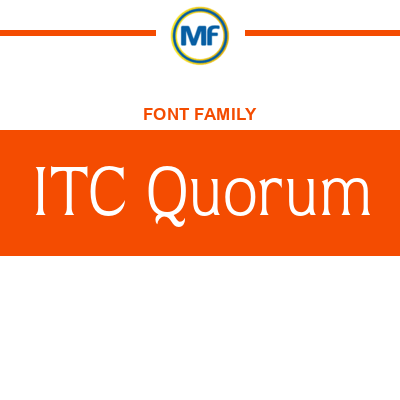 Download ITC Quorum Fonts | MaisFontes