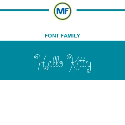 Download Hello Kitty Fonts | MaisFontes