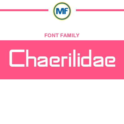 Chaerilidae Font Family: Download Free | MaisFontes