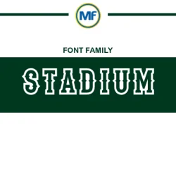 Stadium 1946 Font: Free Download | MaisFontes