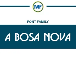 A Bosa Nova Outline Bold: Free Font Download | MaisFontes