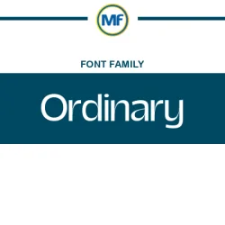 Ordinary Bold: Free Font Download | MaisFontes