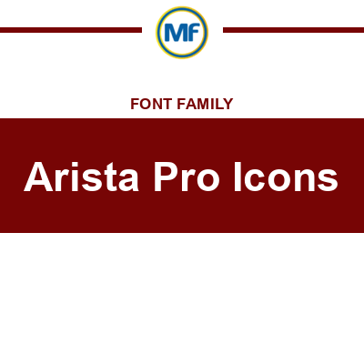 Download Arista Pro Icons Fonts | MaisFontes