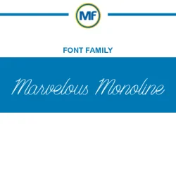 Marvelous Monoline Script: Free Font Download | MaisFontes