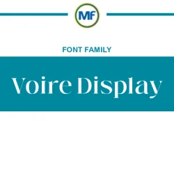 Voire Display Regular: Free Font Download | MaisFontes