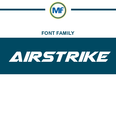 Airstrike Font Family: Free Download | MaisFontes