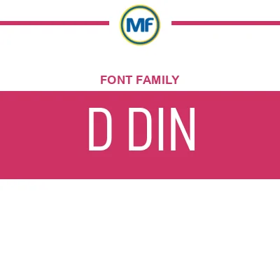 Download D DIN Fonts | MaisFontes