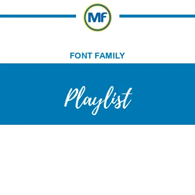Download Playlist Fonts | MaisFontes