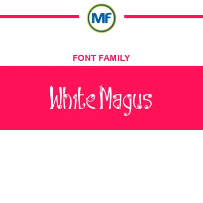 White Magus Font Family: Free Download | MaisFontes