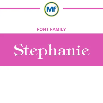 Download Stephanie Fonts | MaisFontes