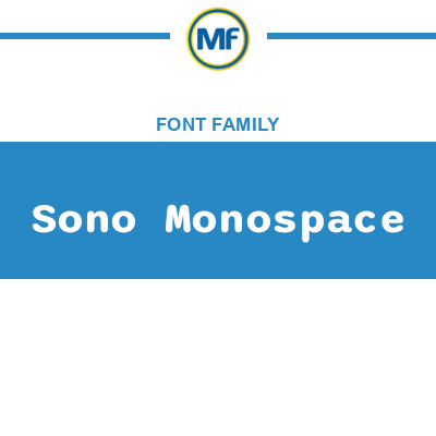 Sono Monospace Font Family: Download Free (Google Fonts) | MaisFontes