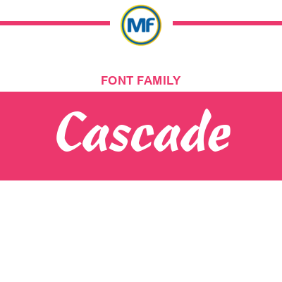 Download Cascade Fonts | MaisFontes