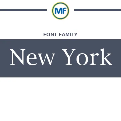 Download New York Fonts | MaisFontes