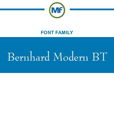 Download Bernhard Modern BT Fonts | MaisFontes