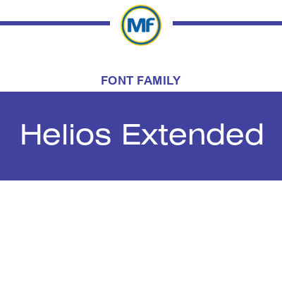 Download Helios Extended Fonts | MaisFontes