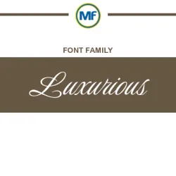 Luxurious Script Regular: Download Free Font | MaisFontes