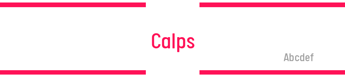 Calps Bold Font: Free Download | MaisFontes