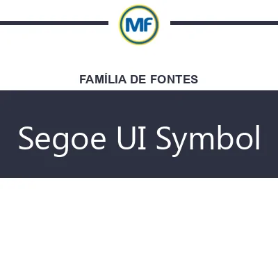 Segoe UI Symbol Família de Fontes: Baixe Grátis | MaisFontes
