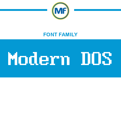 Download Modern MS DOS Fonts | MaisFontes
