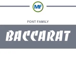 Baccarat Font: Free Download | MaisFontes