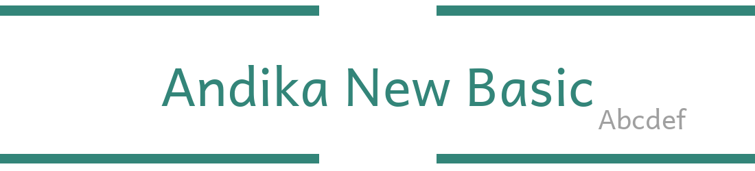 Andika New Basic Font: Free Download | MaisFontes