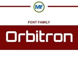 Orbitron SemiBold Font: Free Download | MaisFontes