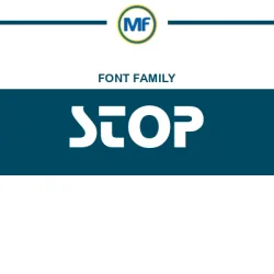Stop Regular Font: Free Download | MaisFontes