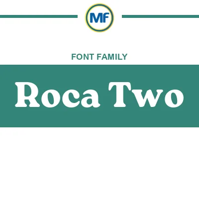 Download Roca Two Fonts | MaisFontes