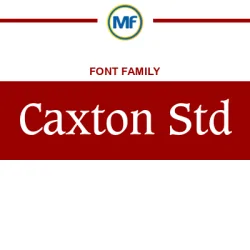 Caxton Std Bold: Free Font Download | MaisFontes