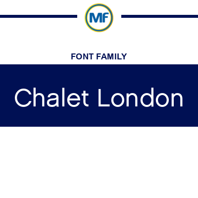 Download Chalet London Fonts | MaisFontes