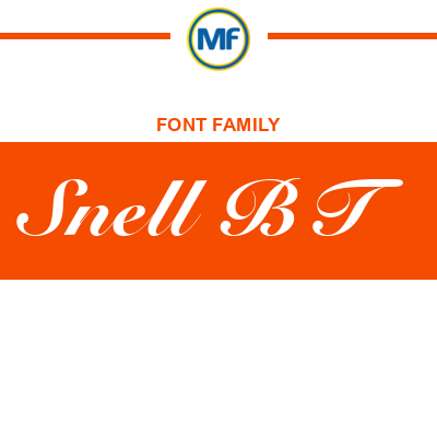 Download Snell BT Fonts | MaisFontes