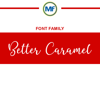 Download Better Caramel Fonts | MaisFontes