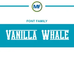 Vanilla Whale Regular: Free Font Download | MaisFontes