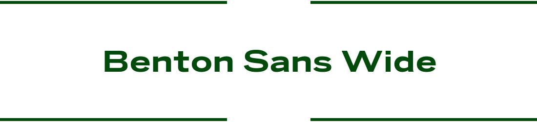Benton Sans Wide Font Family: Free Download | MaisFontes