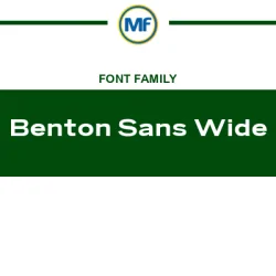 Benton Sans Wide Regular: Free Font Download | MaisFontes