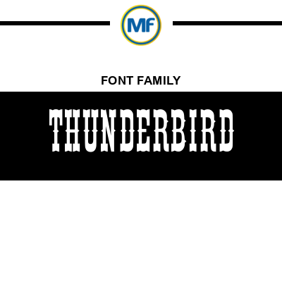 Thunderbird Font Family: Free Download | MaisFontes